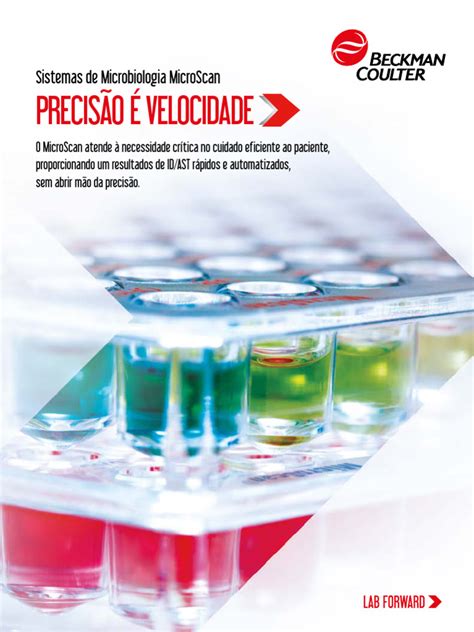 Microscan Microbiologia Beckman Coulter Pdf Automação Hospital