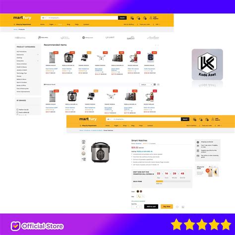 jual source code aplikasi martfury multivendor marketplace laravel