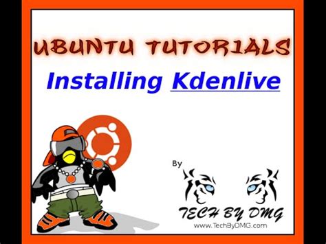 Ubuntu Tutorials Installing Kdenlive YouTube