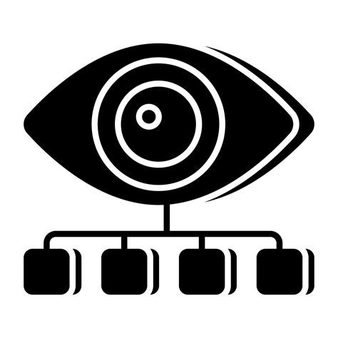 An Icon Design Of Network Monitoring Vector Art At Vecteezy