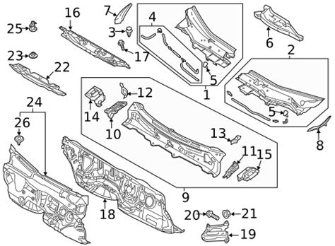 Cowl For 2019 Mazda Cx 5 Oem Parts Online