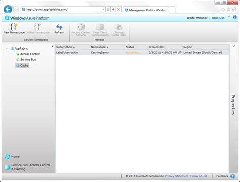Windows Azure AppFabric CTP February Caching Enhancements And The New LABS Portal Wade Wegner