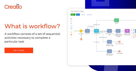 what is a workflow definition examples and use cases creatio