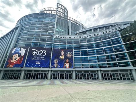 Photos D23 Signage And Posters Decorate The Anaheim Convention Center