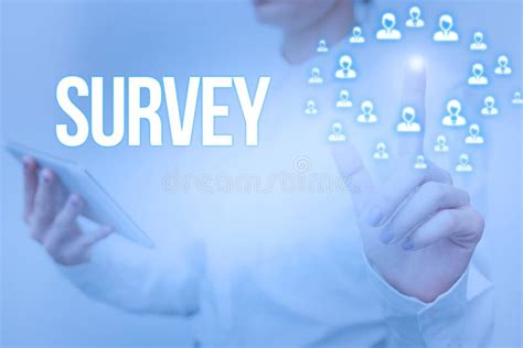 Text Caption Presenting Survey Internet Concept Research Method Used