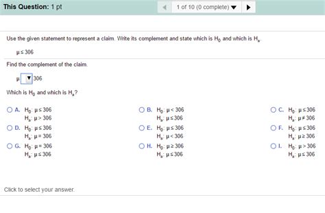 solved use the given statement to represent a claim write