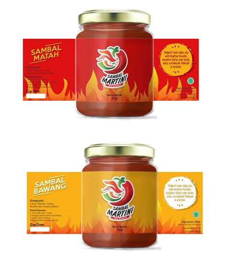 Label Design Desain Label Sambal Martini Artofit