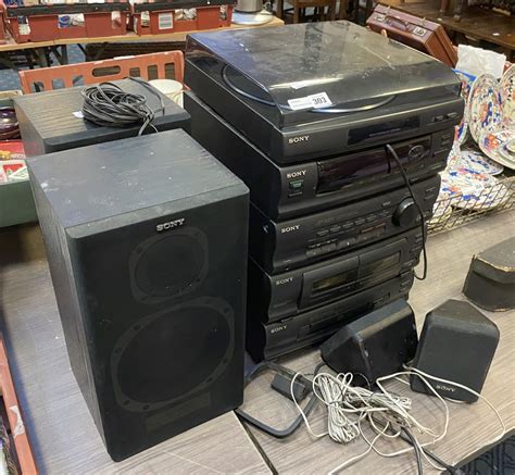 Sony Stack System And Speakers Southgate Auction Rooms