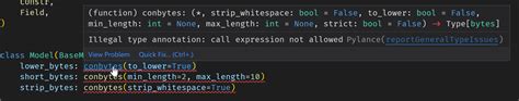 Support Constrained Types From Pydantic · Issue 3538 · Microsoft