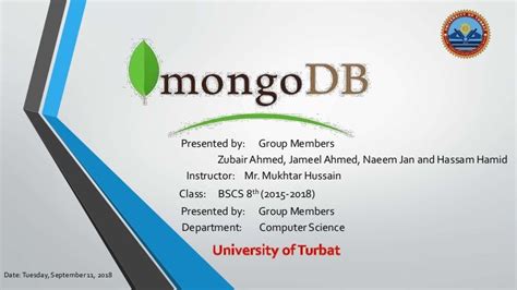 Presentation Mongodb