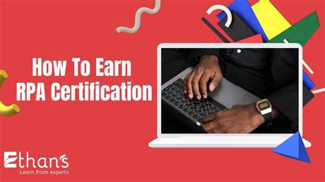 How To Earn Rpa Certification