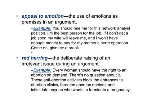 Chapter 5 Fallacies Pptx