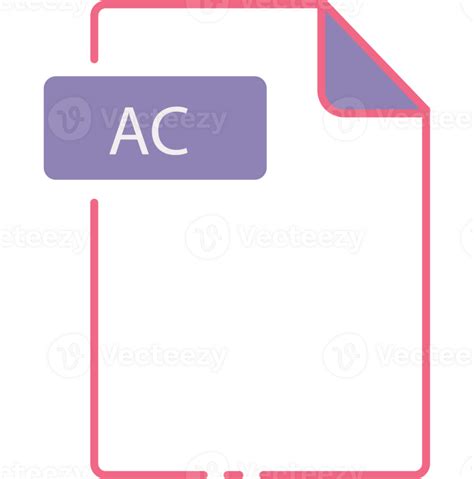 Ac File Format Minimal Icon Outline 66496009 Png