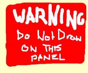 Please Do Not Draw This Panel Drawception