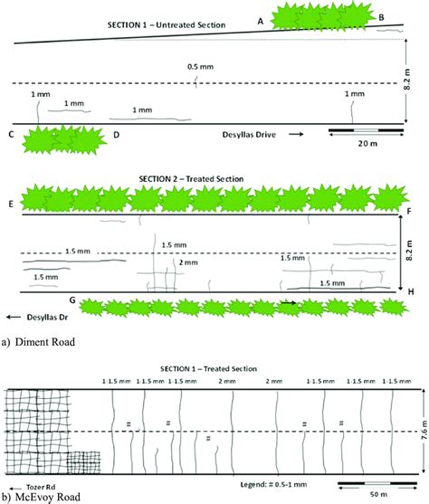 Location Of Surface Cracking July 2020 Download Scientific Diagram