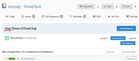 Emojis Not Rendering In Repo View Or Commit View Issue Go Gitea Gitea GitHub