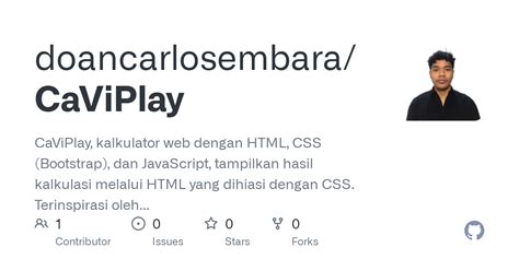 Github Doancarlosembaracaviplay Caviplay Kalkulator Web Dengan