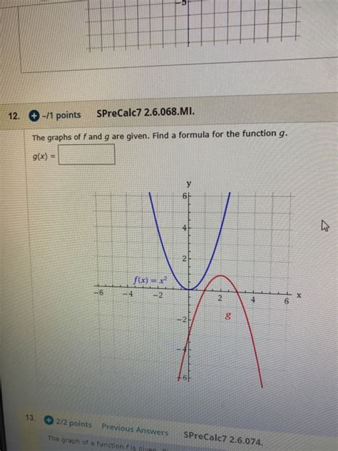 solved 12 1 points sprecalc7 2 6 068 mi the graphs of