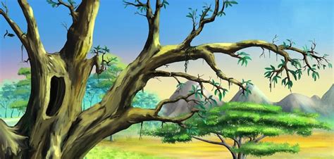 Premium Photo Tree Trunk With A Hollow Illustration