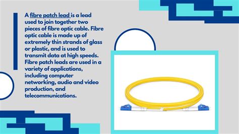 PPT Fibre Patch Leads Fibresales PowerPoint Presentation Free Download ID