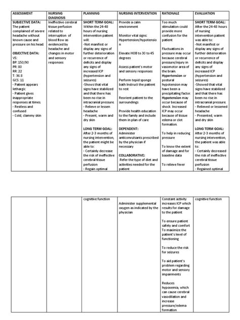 Revised Ncp 1 3 Pdf Stroke Communication
