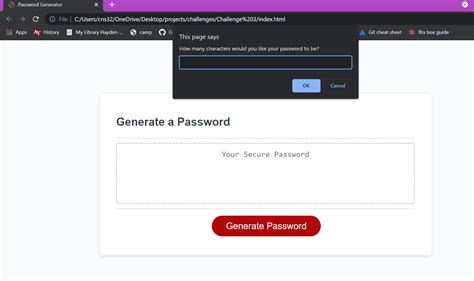 Github Chiaranspassword Generator
