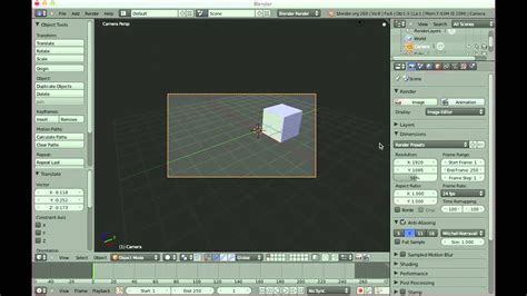Blender Tutorial Render An Animation Export A Video File Youtube