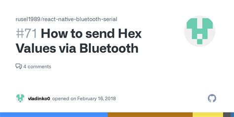 How To Send Hex Values Via Bluetooth · Issue 71 · Rusel1989react