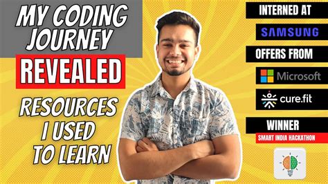 My Coding Journey Revealed 🔥 Resources I Used To Learn Coding 🔥 Curefit Samsung
