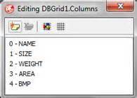 Dbgrid delphi описание компонента Вэб шпаргалка для интернет предпринимателей