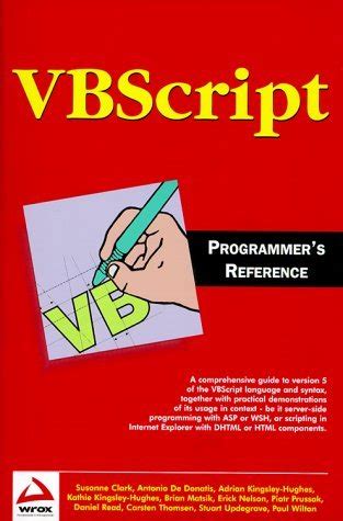 Vb Script Programmer S Reference By Adrian W Kingsley Hughes Goodreads