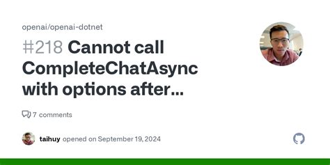 Cannot Call Completechatasync With Options After Toolchatmessage In Messages Of Type List