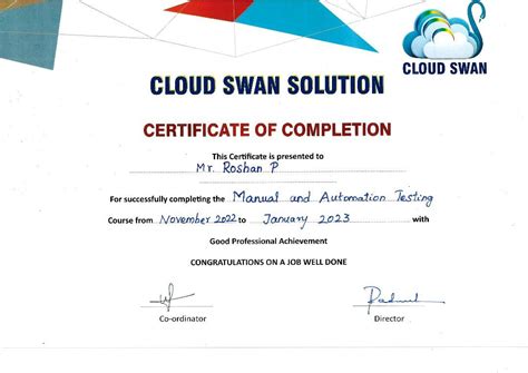 Roshan P On Linkedin Cloudswansolution Softwaretest