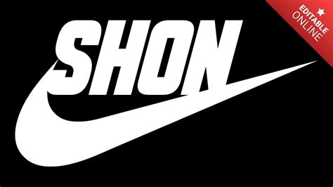 Shon Nike Font Text Effect Generator