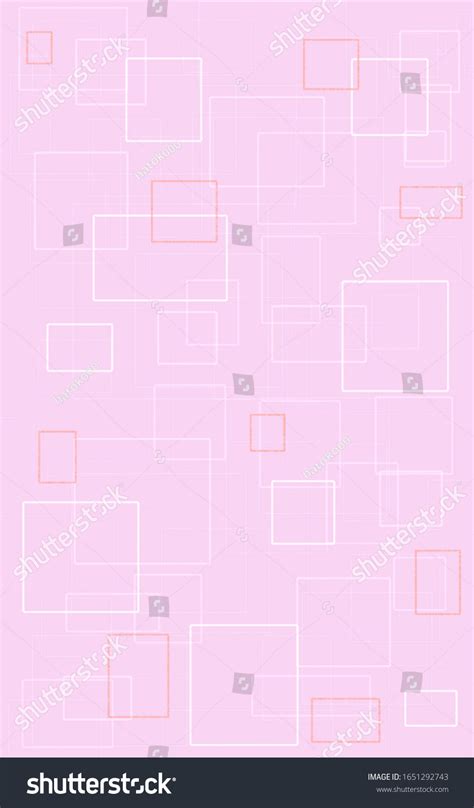 Rectangles Maze Pastel Colours Wallpaper Background Stock Illustration