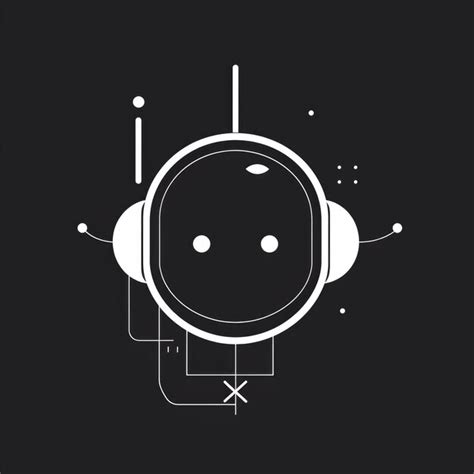 a sophisticated ai chatbot icon drawing inspiration from github copilot