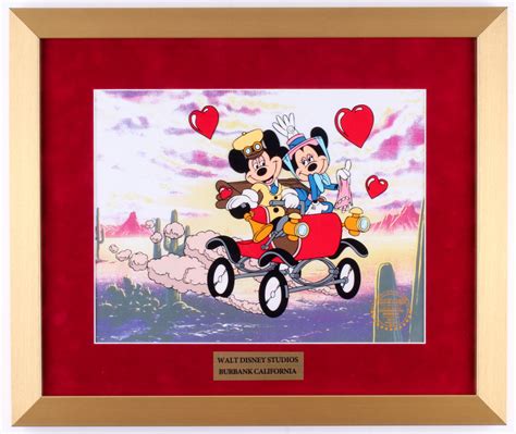 Walt Disneys Mickey Mouse In The Nifty Nineties Le 16x19 Custom