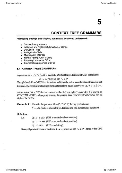 Formal Languages And Automata Theory Complete Notes Krithi4443 Page