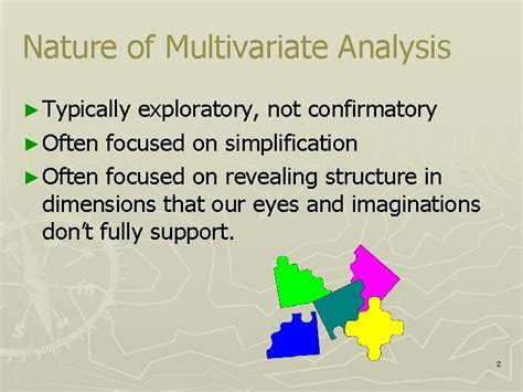 Applied Multivariate Analysis Introduction Nature Of Multivariate