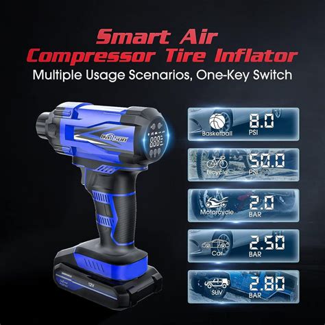 Cordless Tire Inflator Air Compressor Review Portable Tire Compressors