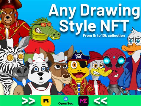 a 2d animated nft art collection with custom traits design and json