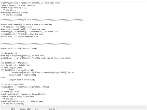 solved heap trees zip startup code from the lms and import