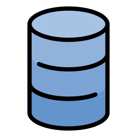 Database Generic Outline Color Icon