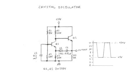 Transistor Crystal Oscillator Circuit