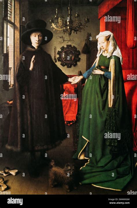 Jan Van Eyck Giovanni Arnolfini And His Bride