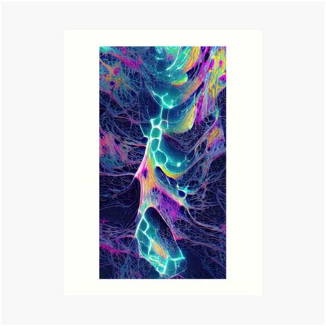 Neural Network In A Deep Learning State Art Print For Sale By