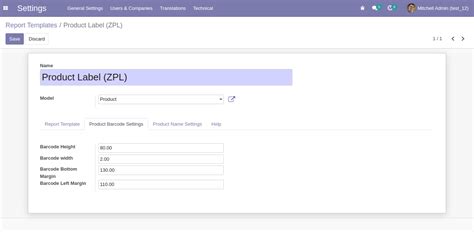 Guide For Odoo Print Product Label Directly Via Zebra Printer Webkul