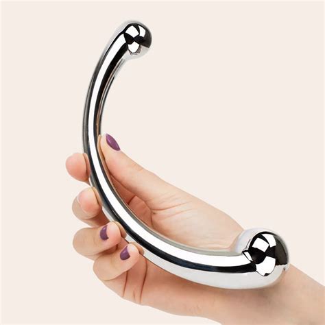 Double Ended Stainless Steel Dildo Funzze
