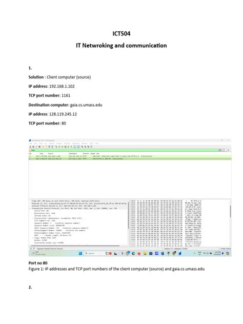 Wireshark Tutorial Pdf Transmission Control Protocol Network