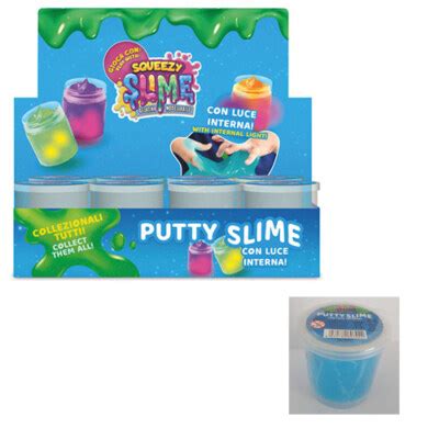 Slime Squeezy Con Luce Ebay